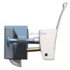 mod brev Caravans lock and lever handle Matt Nickel Mod Brev